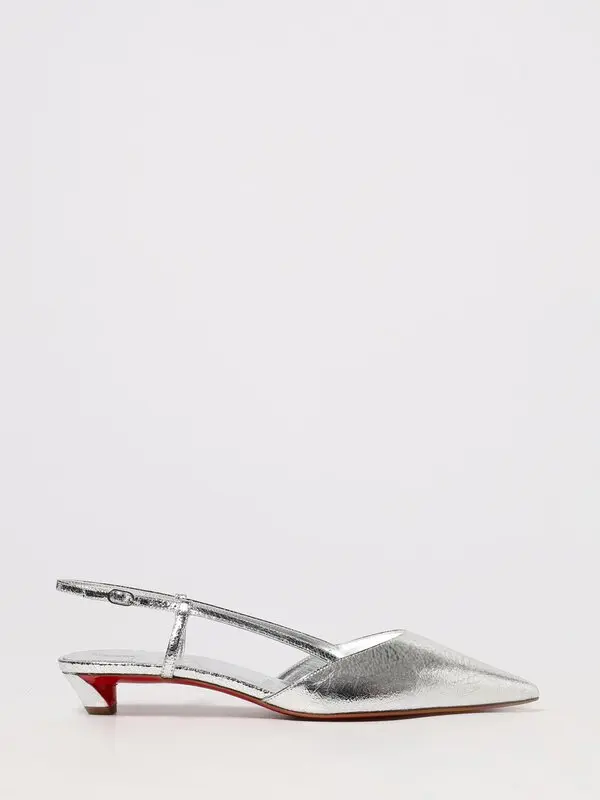 CHRISTIAN LOUBOUTIN Metallic Slingback Pumps