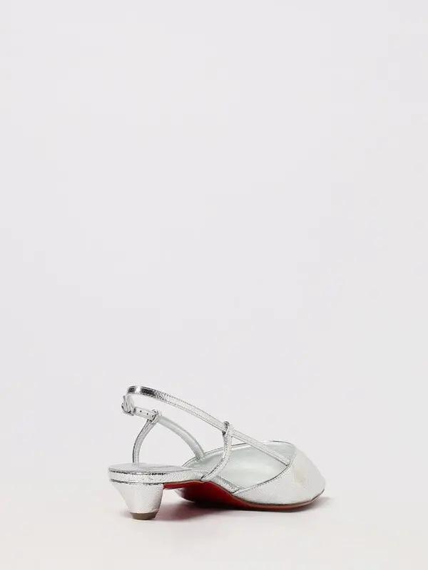 CHRISTIAN LOUBOUTIN Metallic Slingback Pumps