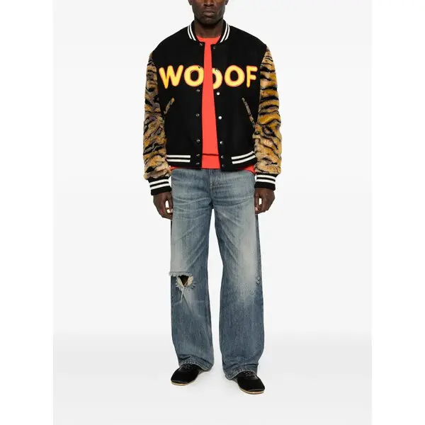 Kenzo Tiger Print Sleeve Bomber Jacket