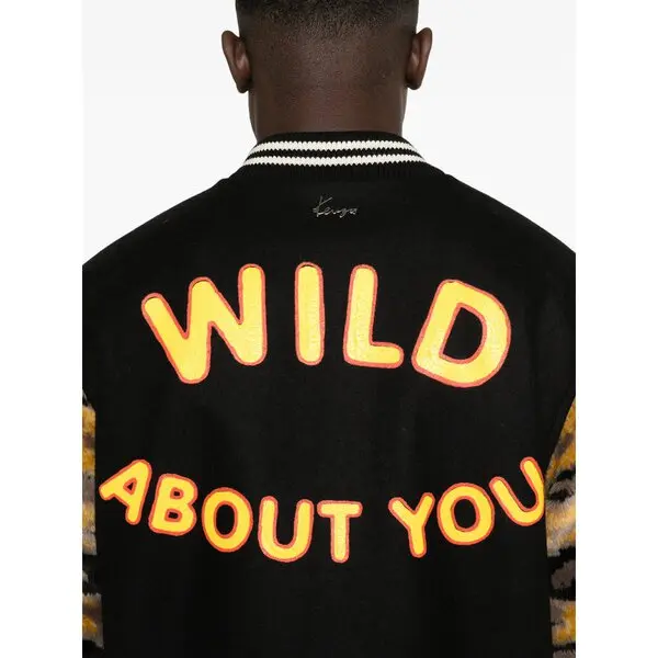 Kenzo Tiger Print Sleeve Bomber Jacket