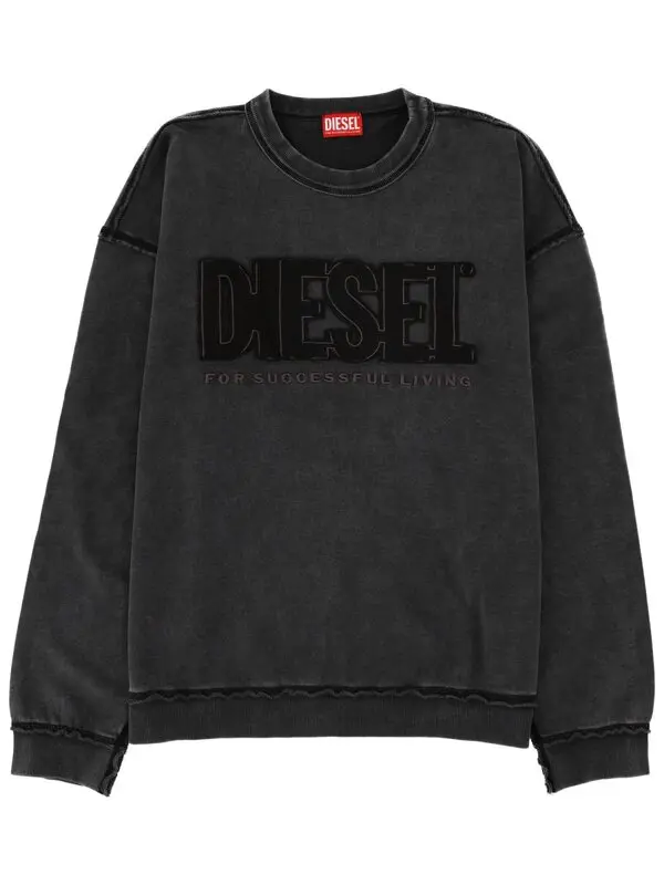 DIESEL® S-boxt-raw-v1" Crewneck Sweatshirt