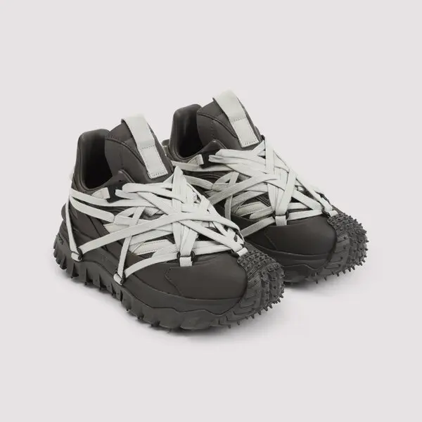 Moncler Trailgrip Megalace Sneakers - Gray