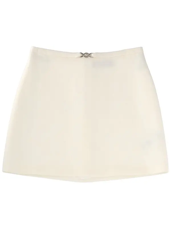 Versace Virgin Wool Mini Skirt