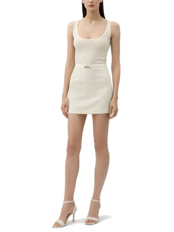 Versace Virgin Wool Mini Skirt