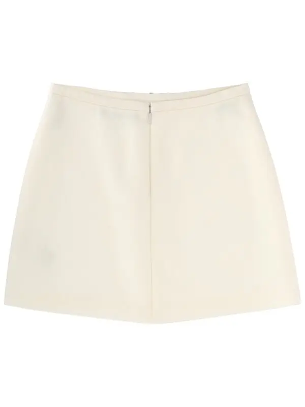 Versace Virgin Wool Mini Skirt