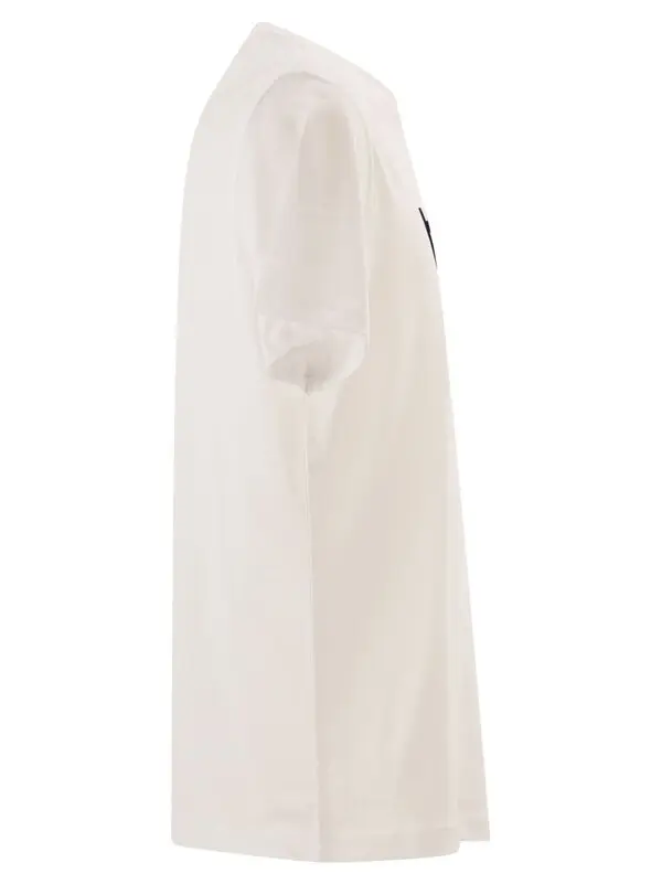 A.p.c. Organic Cotton 'v.p.c. Logo T-shirt - White