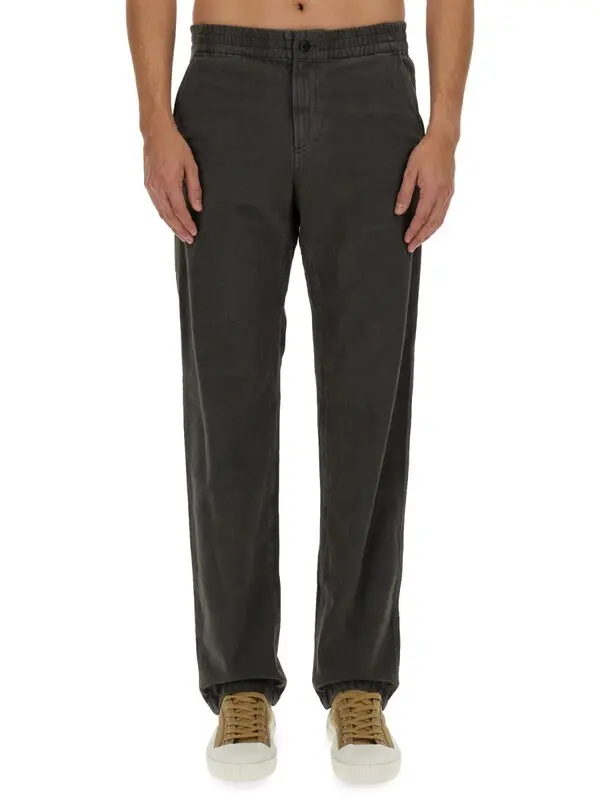A.p.c. Chuck Pants Regular Fit, Cotton Blend - Gray