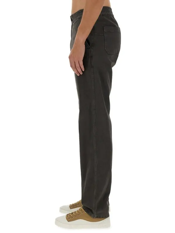 A.p.c. Chuck Pants Regular Fit, Cotton Blend - Gray