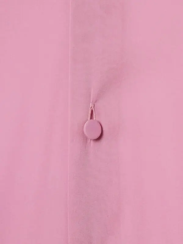 Gucci Silk Stretch Chiffon High Neck Top