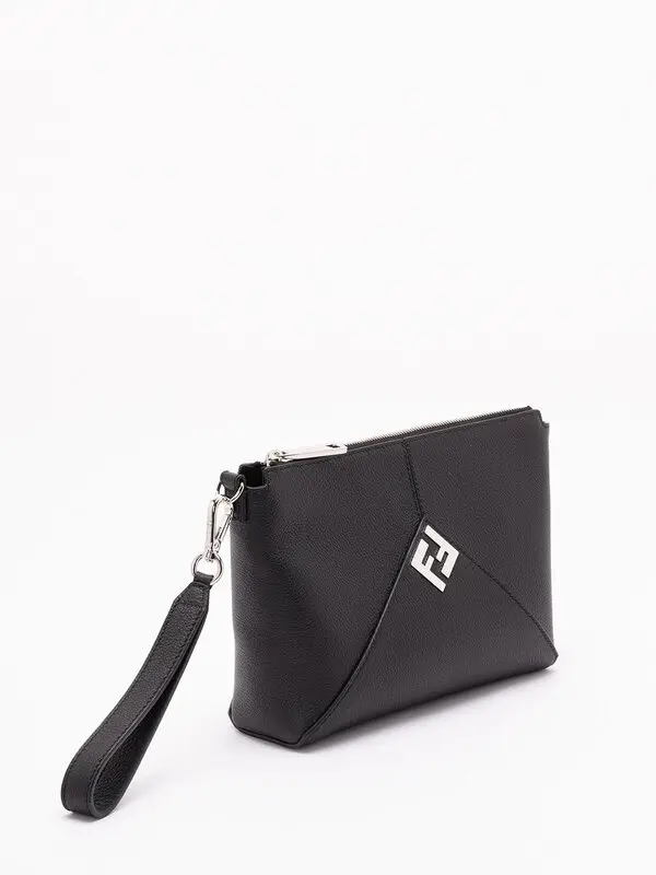 Fendi Lui Clutch With Wrist Strap