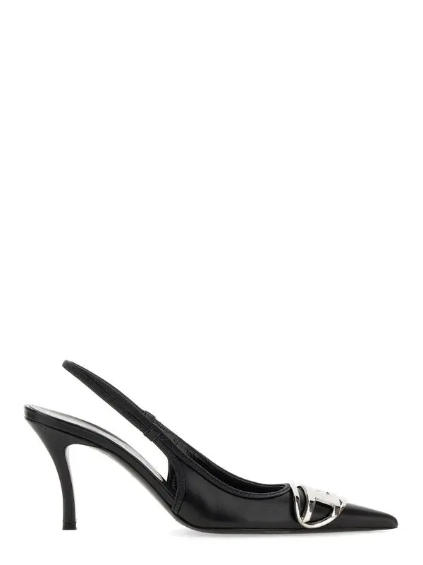 DIESEL® D-venus Sb Slingback Heels - Black