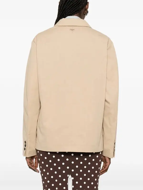 Prada Single-breasted Cotton Blazer