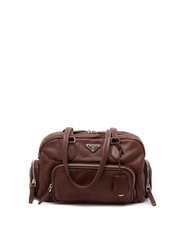 Prada Large Washed Leather Bag