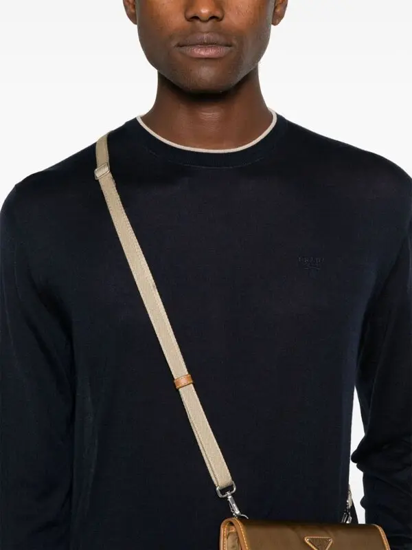 Prada Round Neck Cashmere Sweater - Multicolor