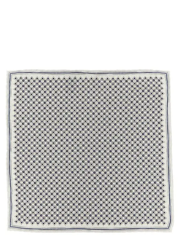 Brunello Cucinelli Double Face Silk Pocket Clutch Bag - Multicolor
