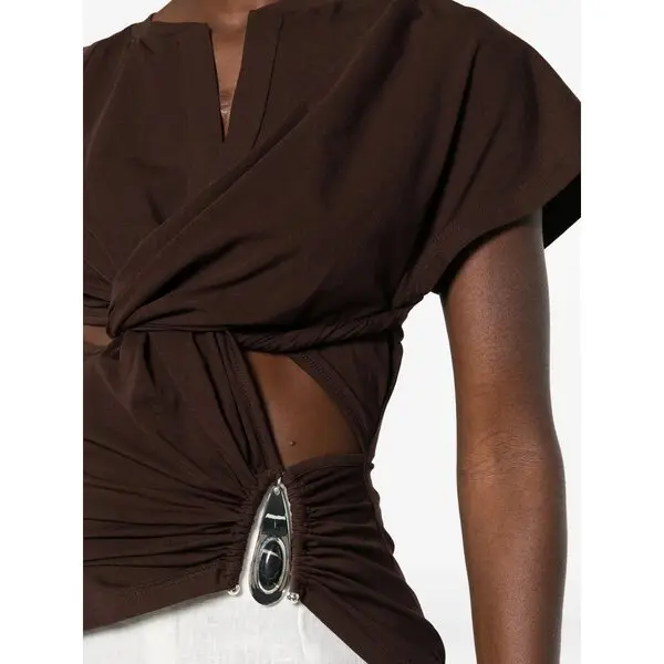 Christopher Esber Asymmetric Pendant Detail Top