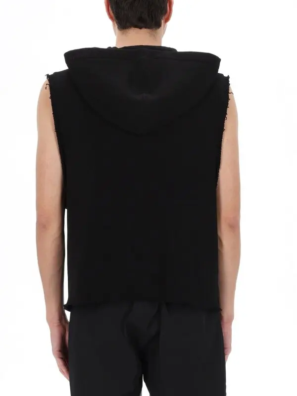 Rick Owens Sleeveless Hooded Top