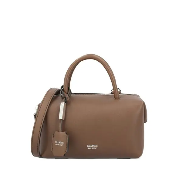 Max Mara Leather Tote Bag - Brown