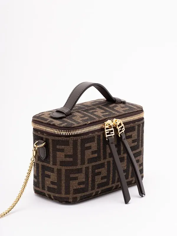 Fendi Jacquard Ff Vanity Bag - Multicolor