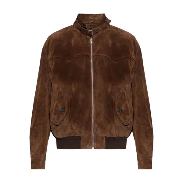Alexander McQueen Suede Leather Jacket