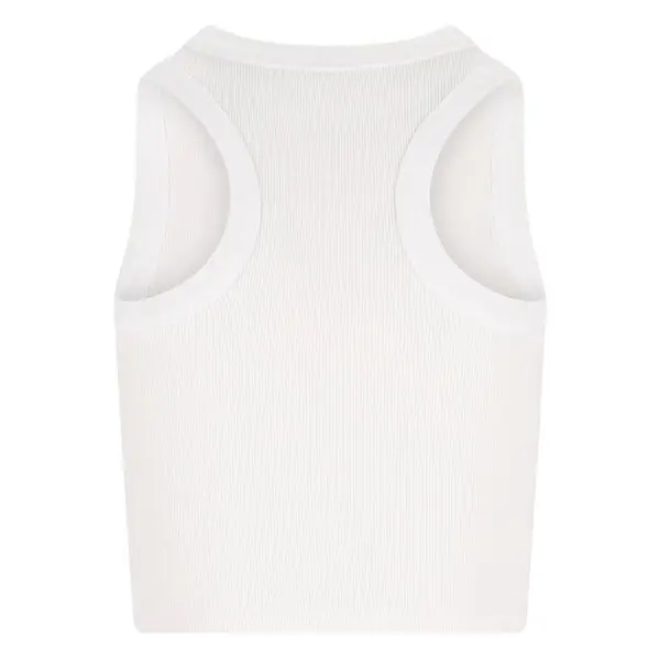 Givenchy Ribbed Knit Sleeveless Racerback Tank Top