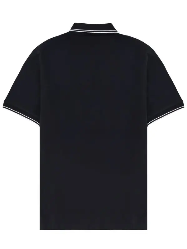 Stone Island Polo With Logo - Blue
