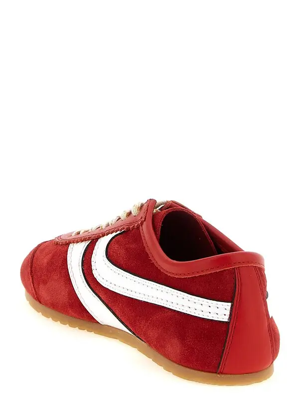 Dries Van Noten Suede Sneakers - Red