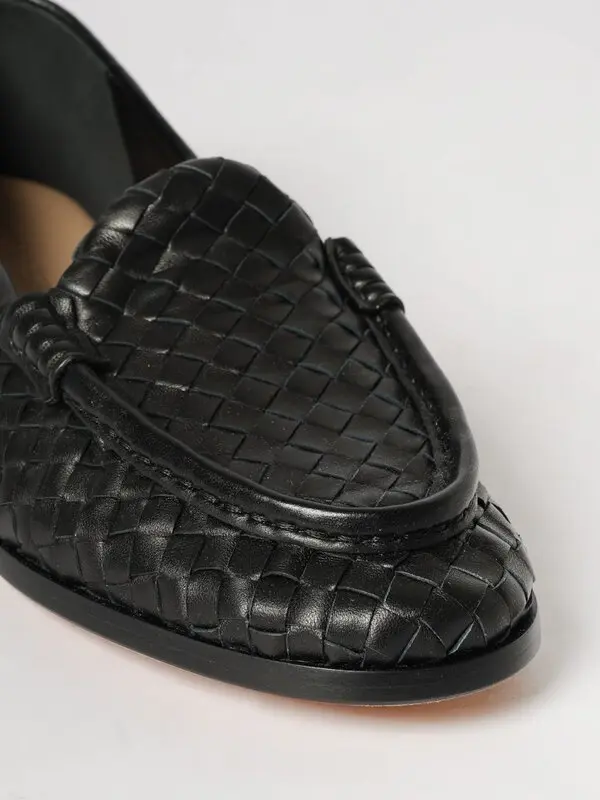 Bottega Veneta Lambskin Loafers - Black