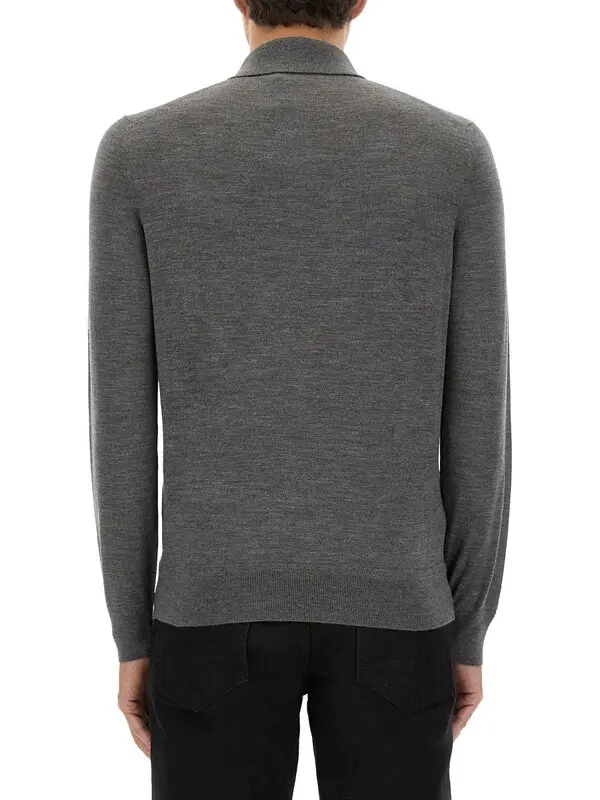 TOM FORD Fine Merino Virgin Wool Polo Shirt