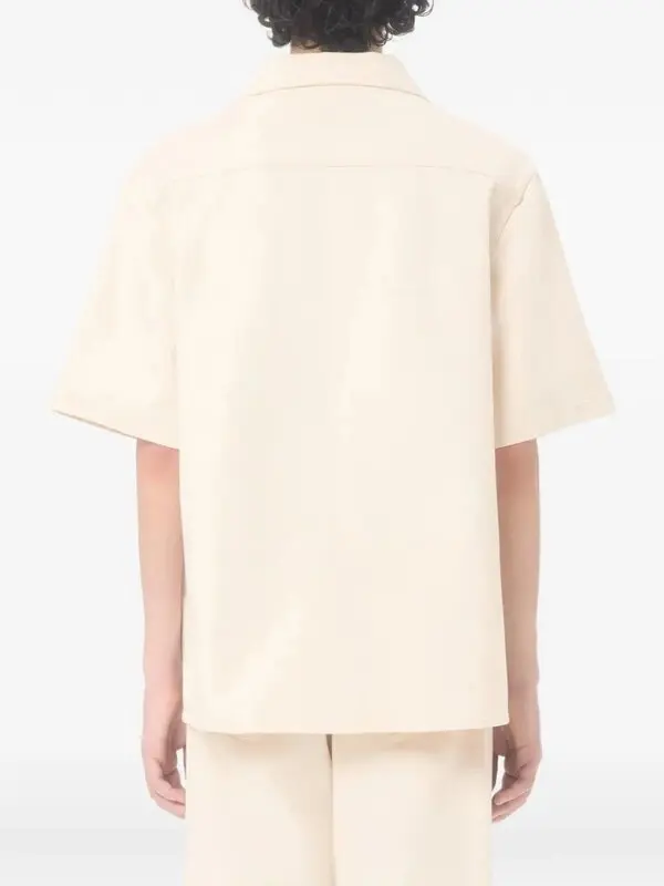 Valentino Garavani Vgold` Denim Short Sleeve Shirt - Multicolor