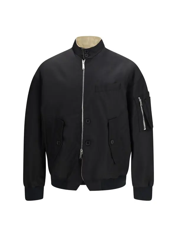 Dsquared2 Hybrid Bomber Jacket With Utility Pockets