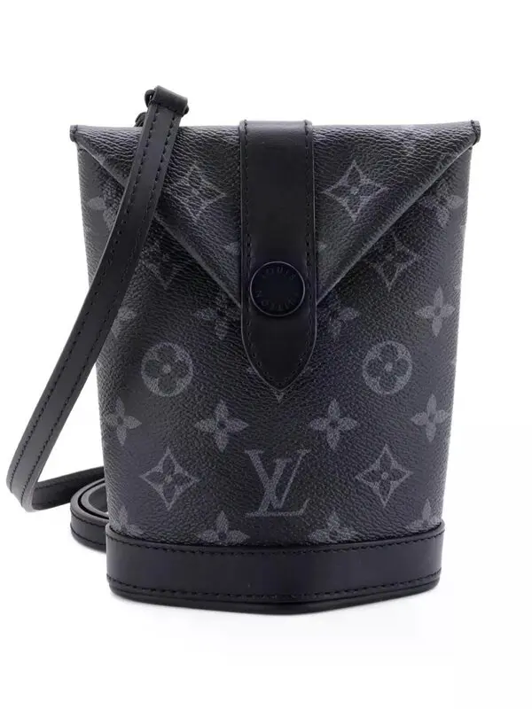 LOUIS VUITTON Monogram Eclipse Canvas Envelope Pouch Shoulder Bag