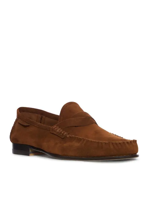 TOM FORD Ripley Suede Loafers With Braided Band - Multicolor
