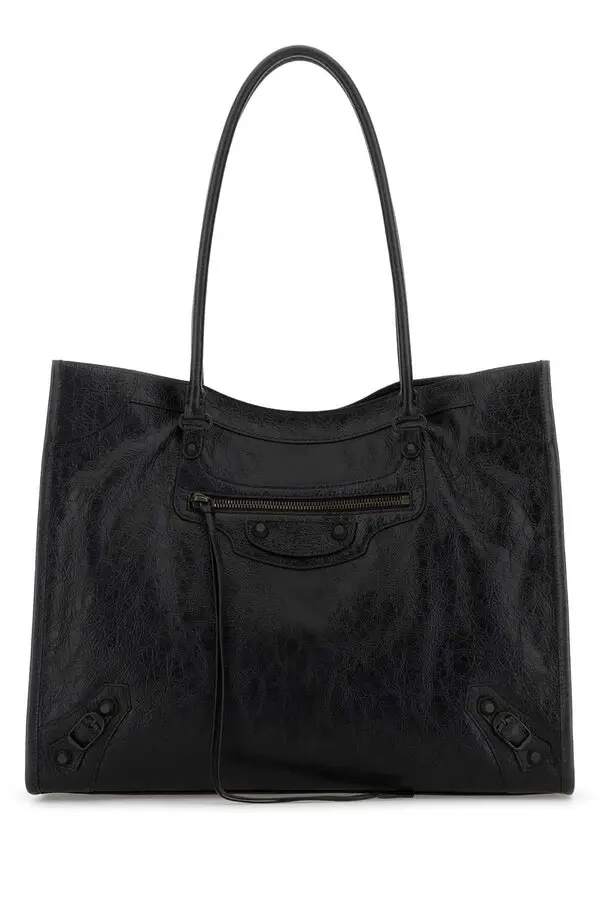 Balenciaga Leather Medium Shopper Bag