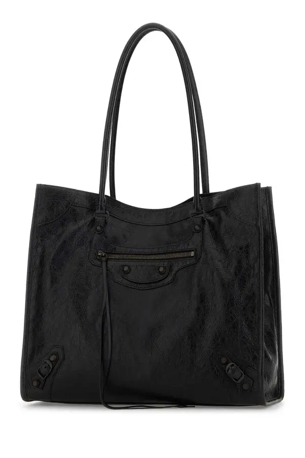 Balenciaga Leather Medium Shopper Bag