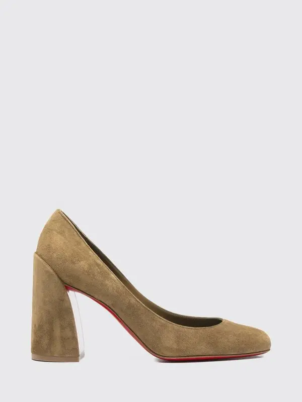 CHRISTIAN LOUBOUTIN Calfskin Leather Pumps - Brown