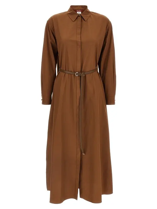 Max Mara Mst Lecito' Cotton Poplin Shirt Dress