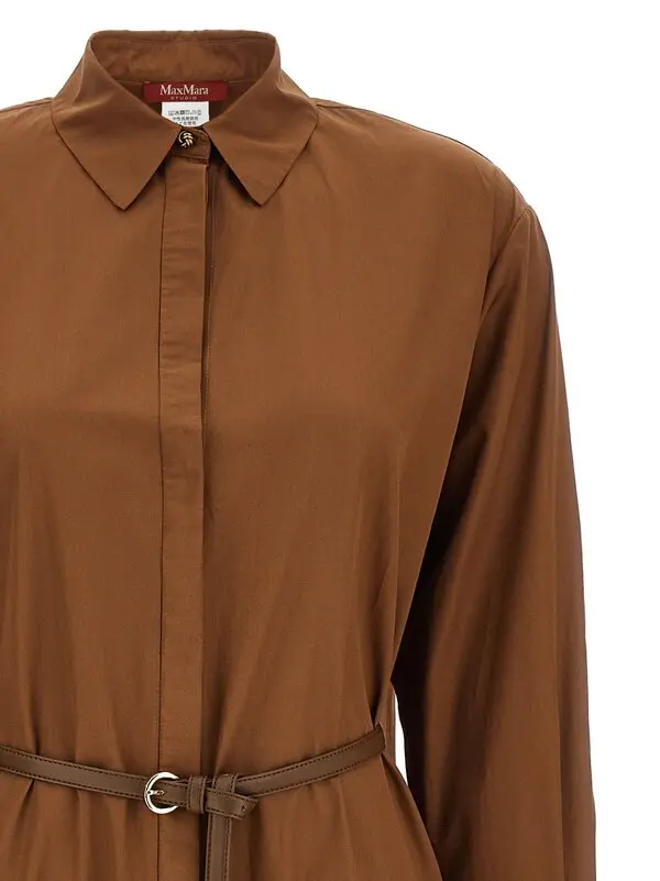 Max Mara Mst Lecito' Cotton Poplin Shirt Dress