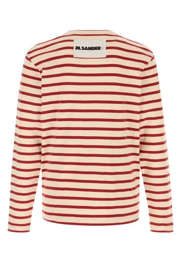 JIL SANDER Embroidered Cotton T-shirt