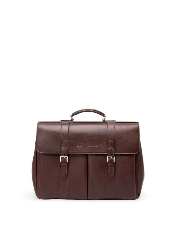 Brunello Cucinelli Leather Travel Bag - Multicolor