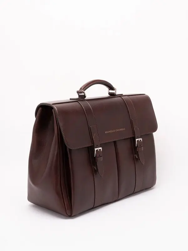 Brunello Cucinelli Leather Travel Bag