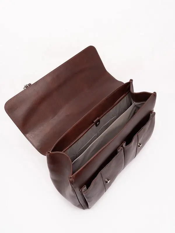 Brunello Cucinelli Leather Travel Bag