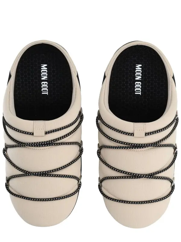 Moon Boot Soft Slipper Shoe - Cream