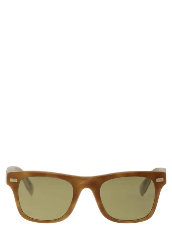 Brunello Cucinelli Acetate Square Frame Sunglasses With Crystal Lenses - Multicolor