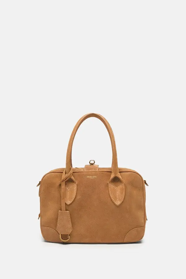 GOLDEN GOOSE Suede Vita Bag