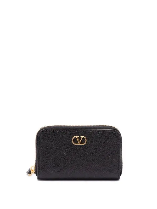 Valentino Garavani Vlogo Signature` Mini Zip Around Wallet - Multicolor
