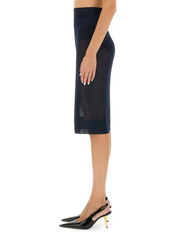Saint Laurent Knit Pencil Skirt
