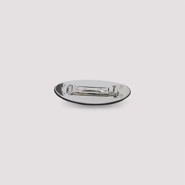 Prada Embellished Brass Hair Clip