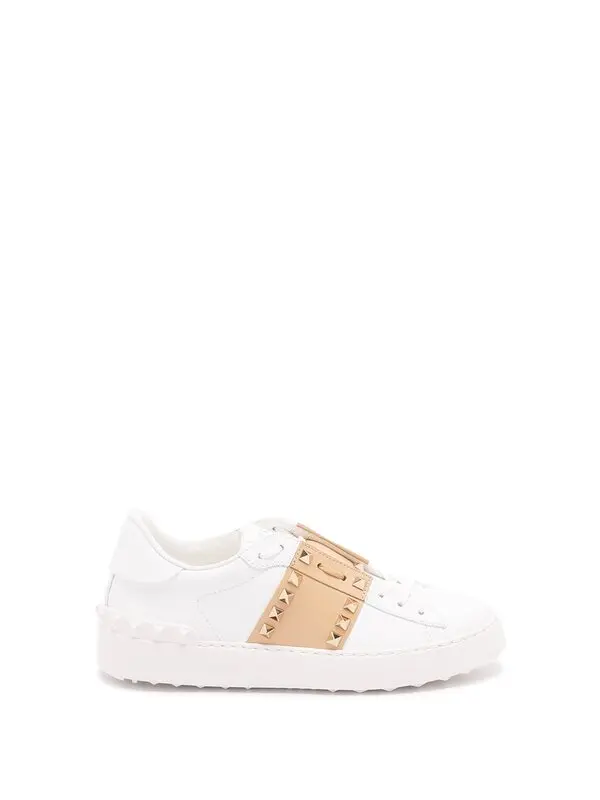 Valentino Garavani Rockstud Untitled Leather Sneakers - Multicolor