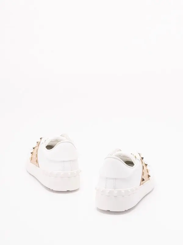 Valentino Garavani Rockstud Untitled Leather Sneakers - Multicolor
